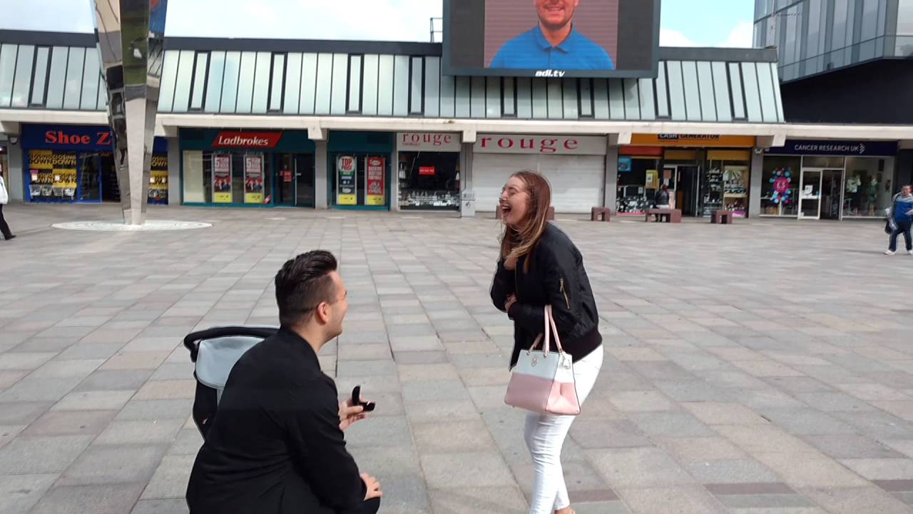 Peter Logue proposes to Clare Hastings on TCTV - YouTube