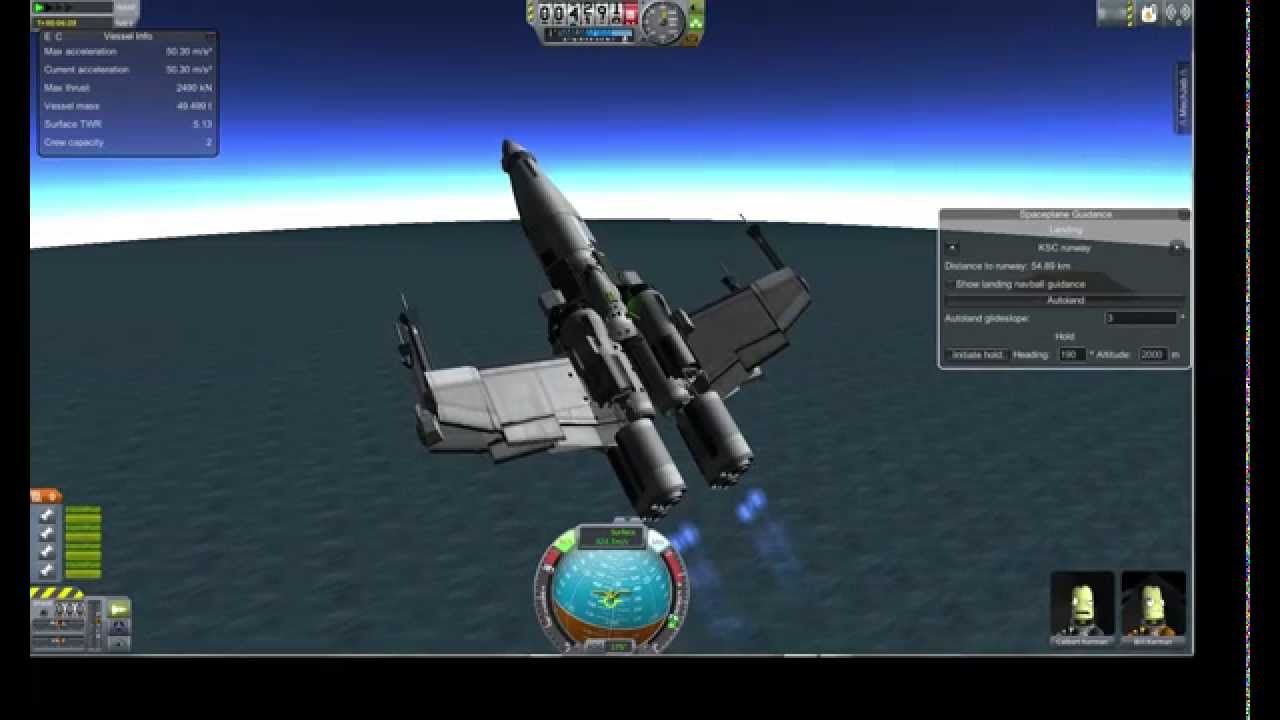 Winter Phoenix: Coe-104 X Wing Plane Kerbal Space Program - YouTube