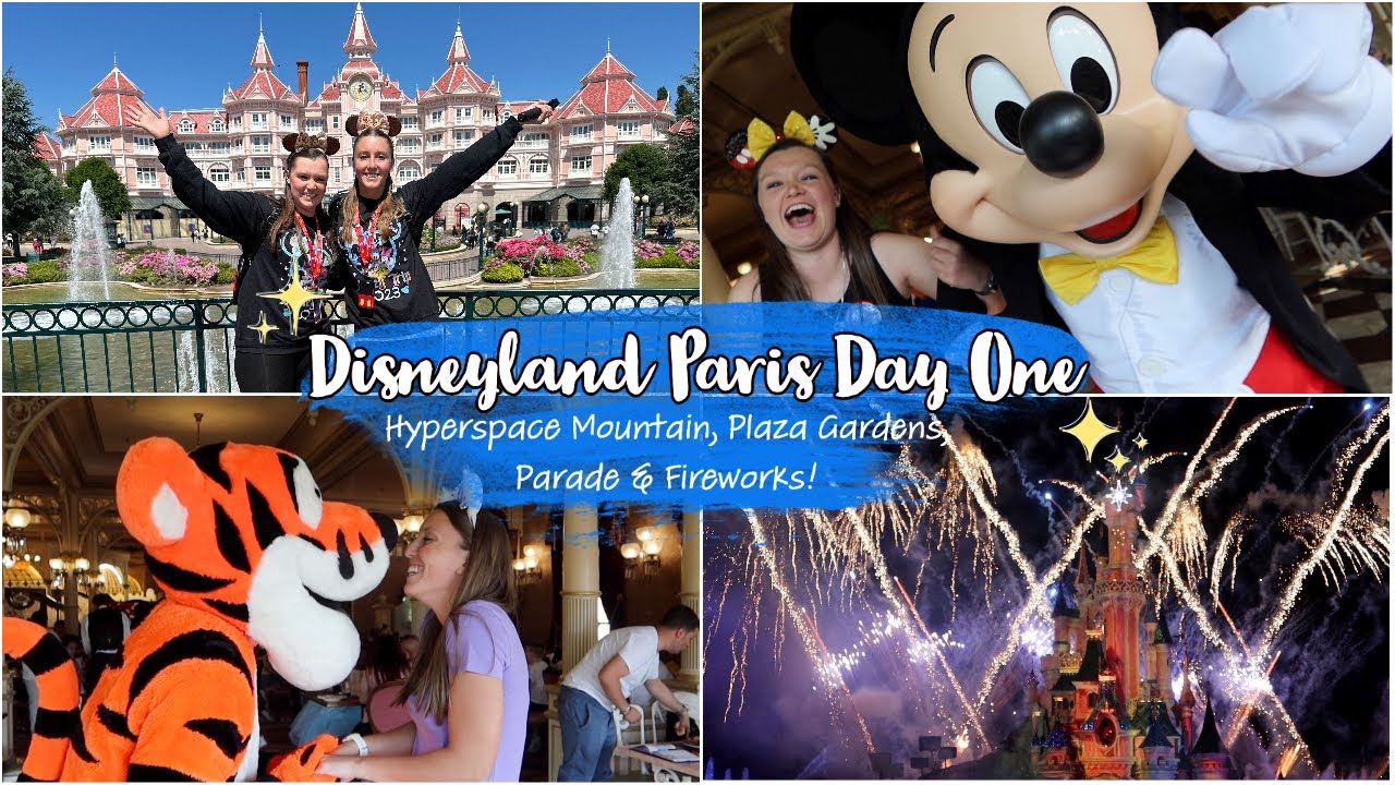 Disneyland Paris Day One - Emotional first visit!!! - YouTube