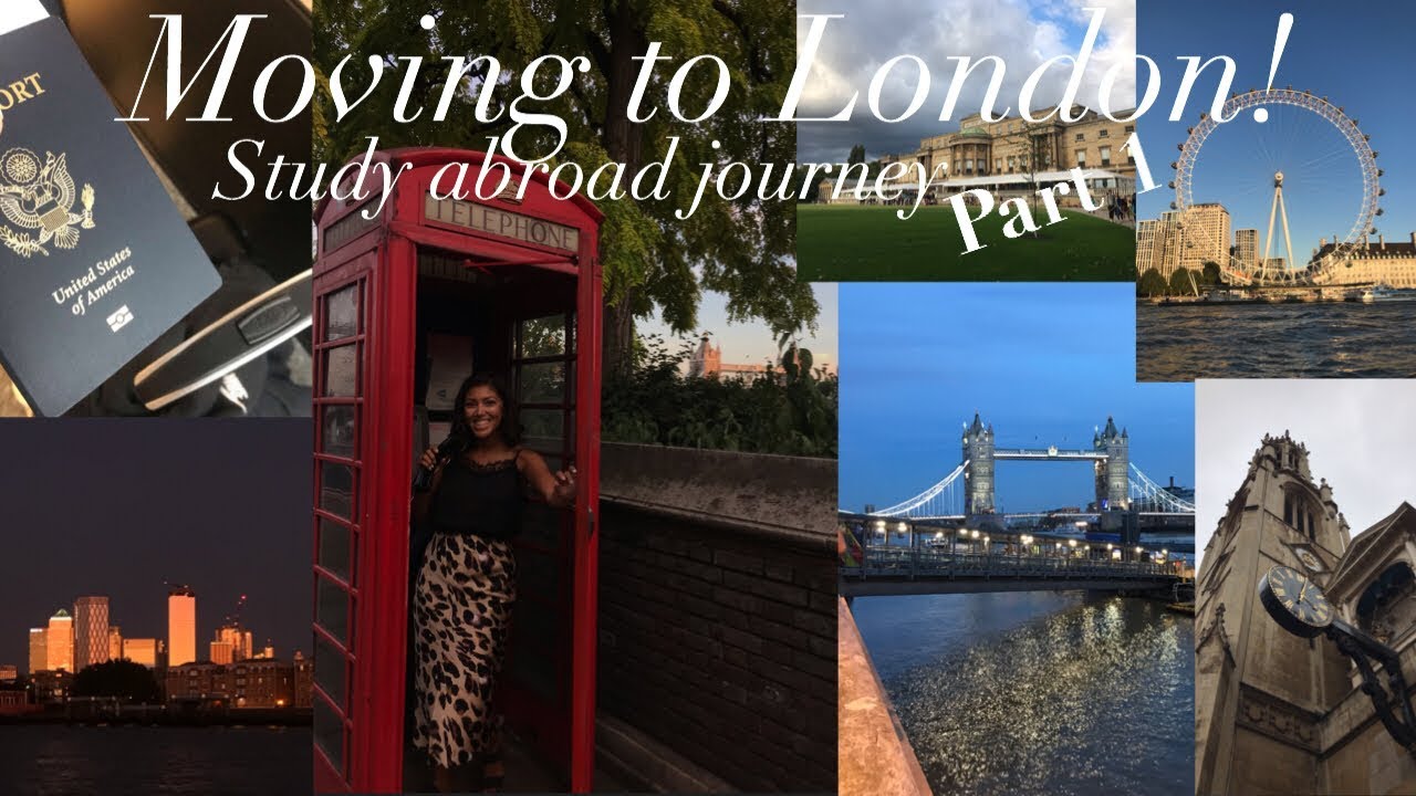 MOVING TO LONDON FOR A YEAR!!! Study Abroad Journey (part 1) - YouTube