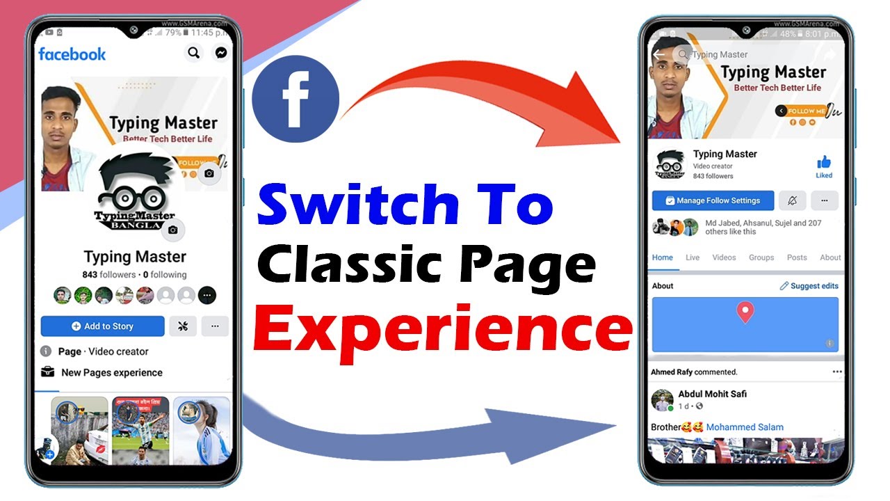 Facebook new page Experience Switch to Classic Mode | Old Layout for ...