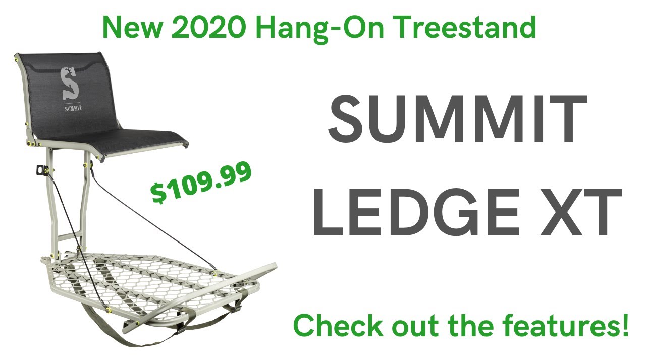New Ledge XT Hangon Treestand from Summit- Extreme Comfort at a Value ...