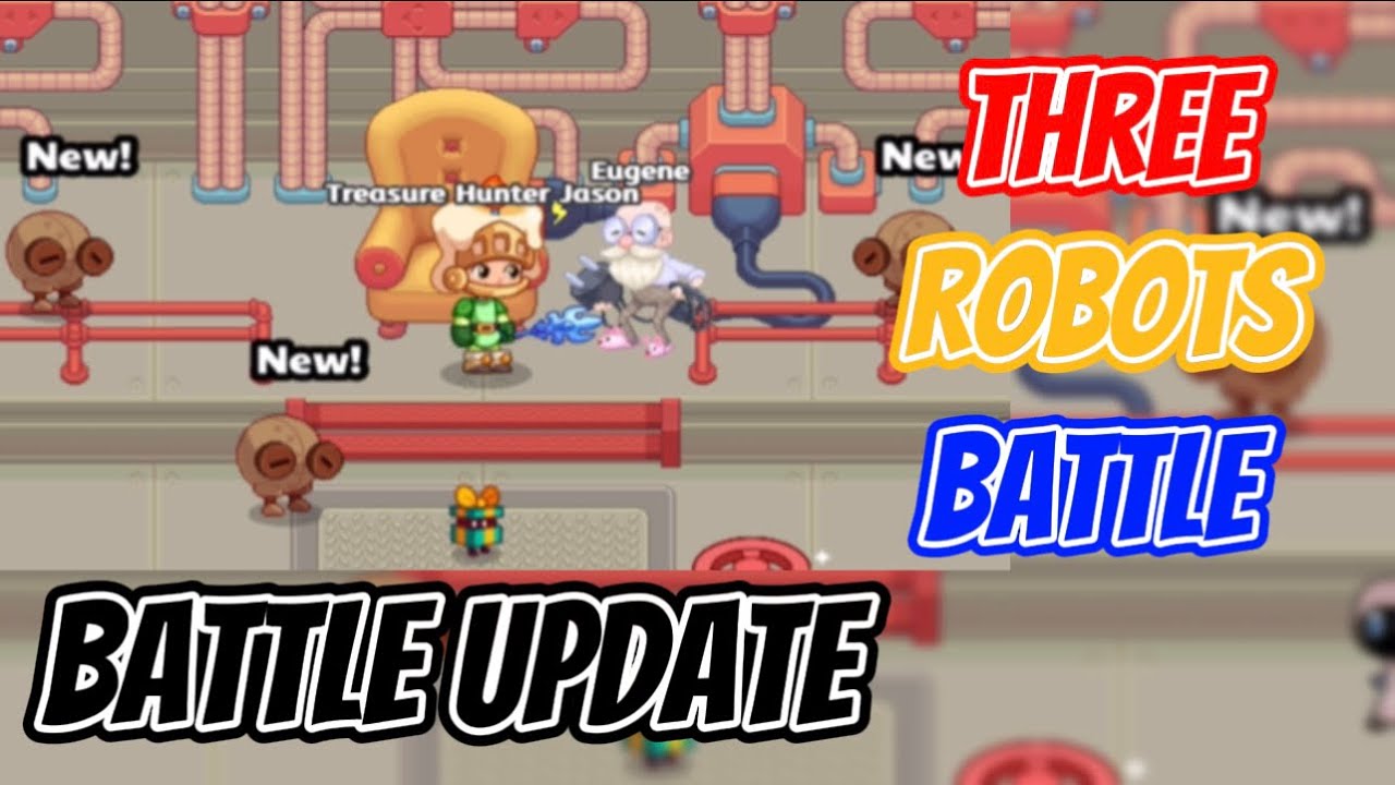 Battling 3 robots and saving Eugene with the new battle update ...
