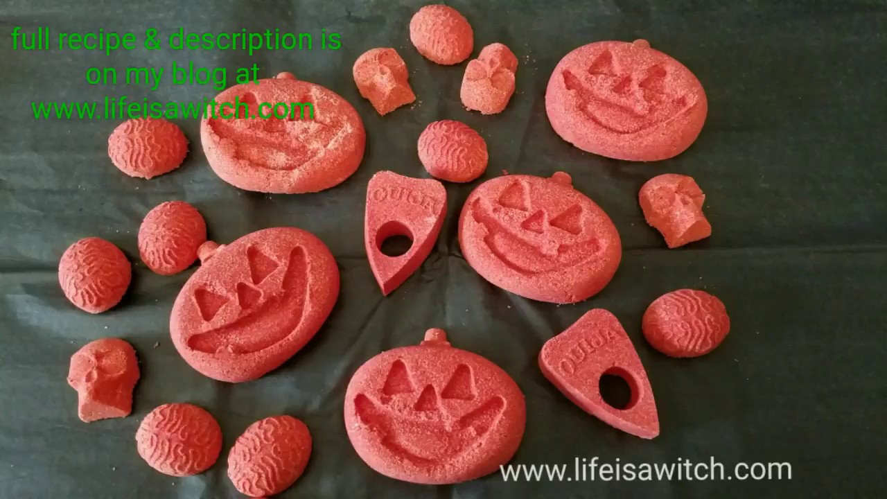 Spooky Bath Bombs DIY tutorial easy holiday craft for kids - YouTube