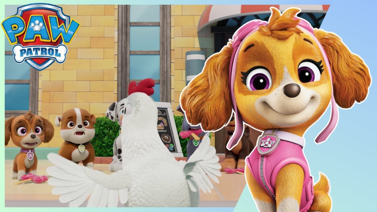 PAW Patrol: Pups Plus a Plucky Chicken - Chickaletta can Talk! - YouTube