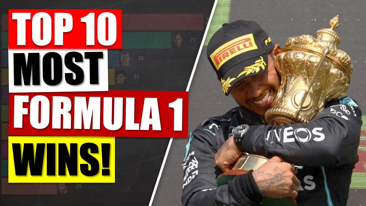 Top 10 Most F1 WINS by Driver! (1950-2021) | Formula 1 - YouTube