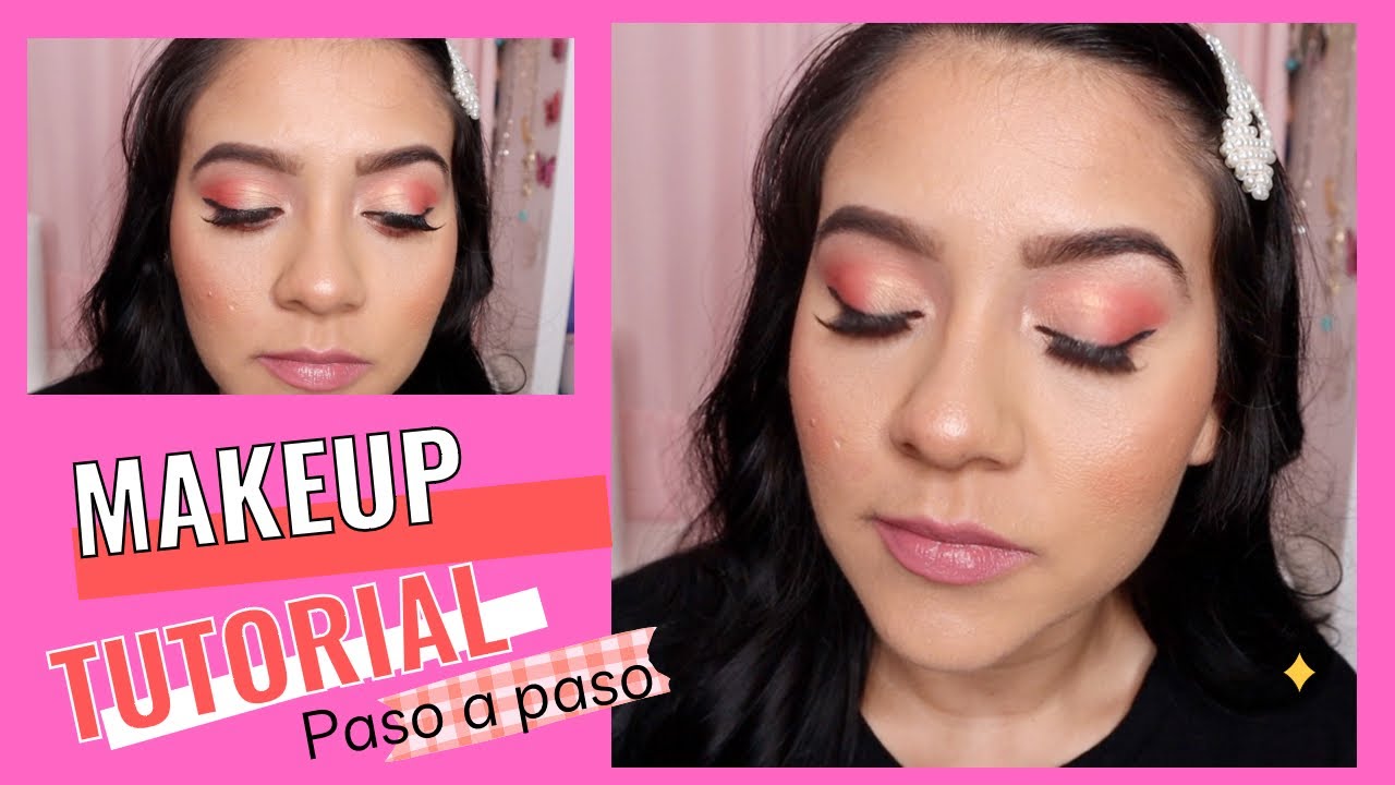 💞Maquillaje en tono Rosa para principiantes/Pasó a Paso #makeup # ...