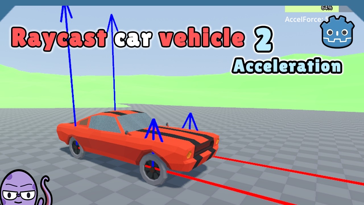 Custom Raycast Vehicle Physics in Godot #2 | Acceleration - YouTube