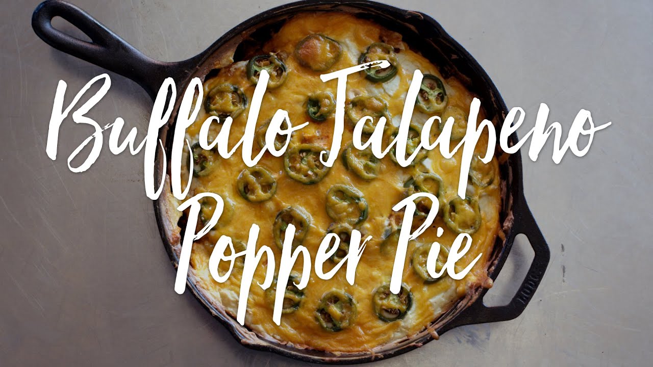 Buffalo Jalapeño Popper Pie - YouTube