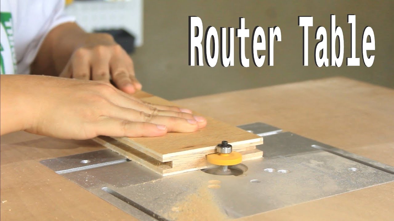 Making a Simple Router Table - YouTube