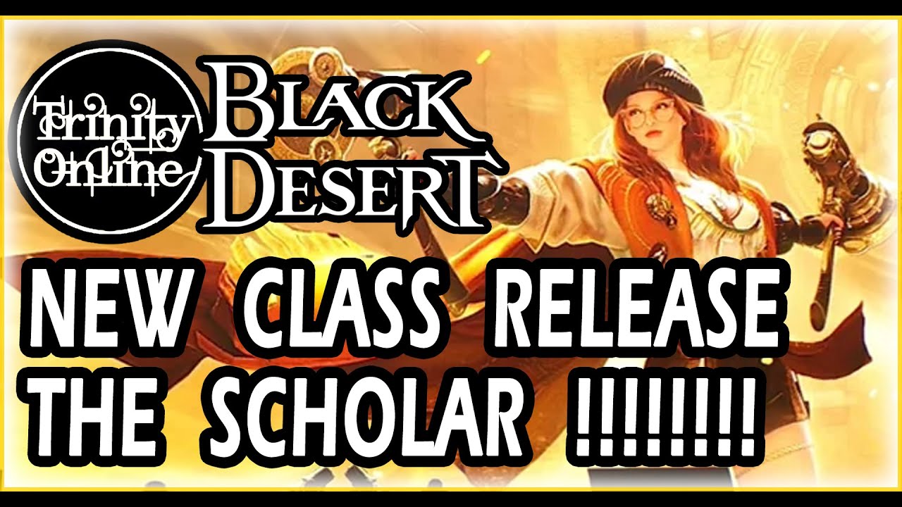 NEW CLASS BLACK DESERT 2023 COMBAT PREVIEW Scholar Skills Christmas ...