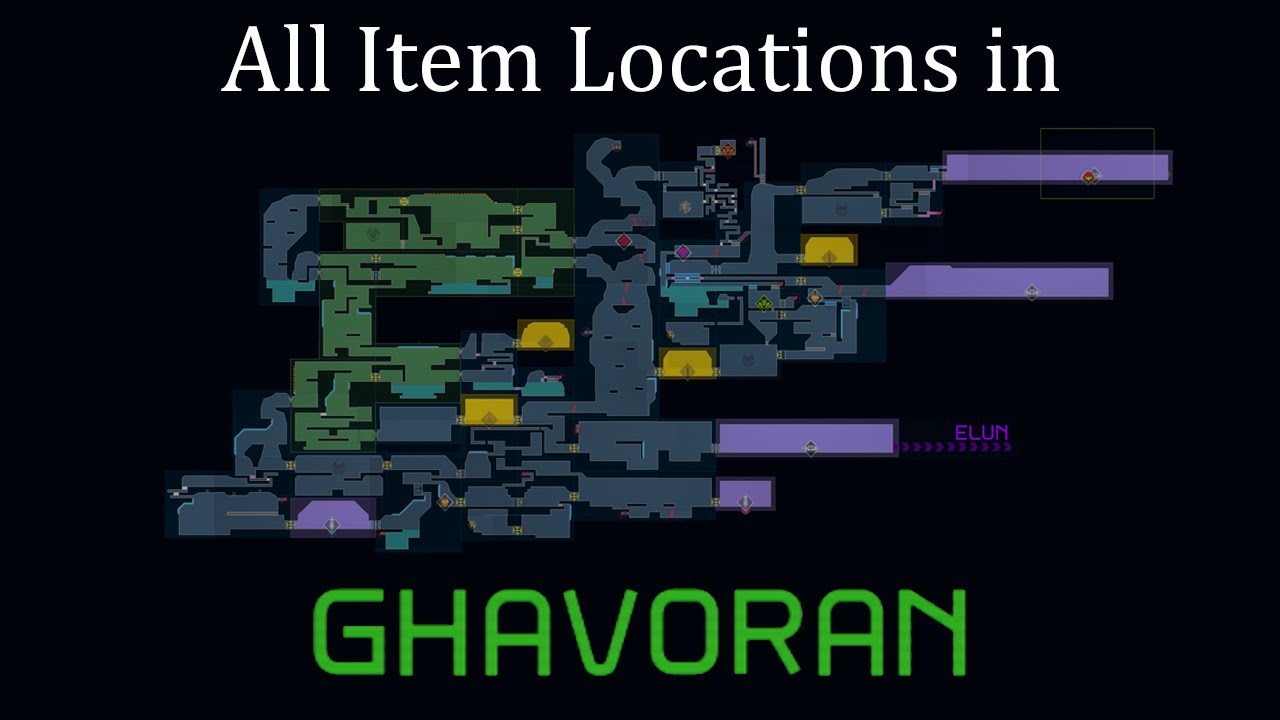 Metroid Dread - Ghavoran All Items - YouTube