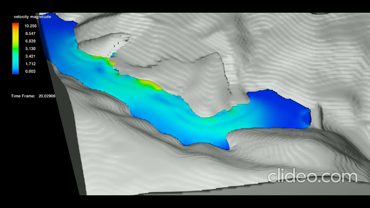 Landslide GMO of Porava Hill at HEP Fierza Dam - YouTube