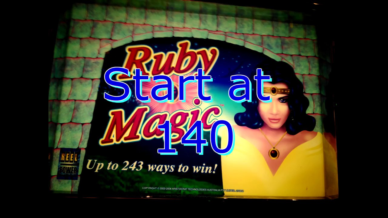 Ruby Magic Slot Machine Live play 034 - YouTube