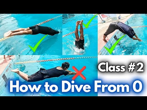 Diving Class for Beginners Class 2, Swimming Tips for Beginners - YouTube