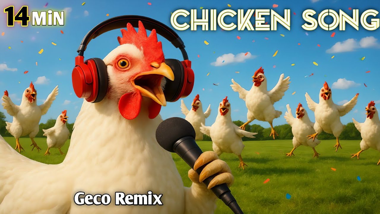 J. GECO - CHICKEN SONG FOR 14 MINUTES STRAIGHT | The hens Song ...