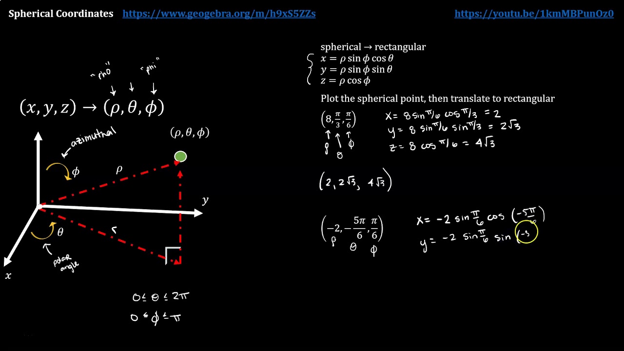 5.5 Triple Integrals in Spherical Coords - YouTube