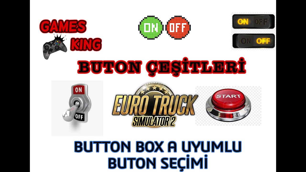 BUTON ÇEŞİTLERİ button box için buton seçimi - YouTube