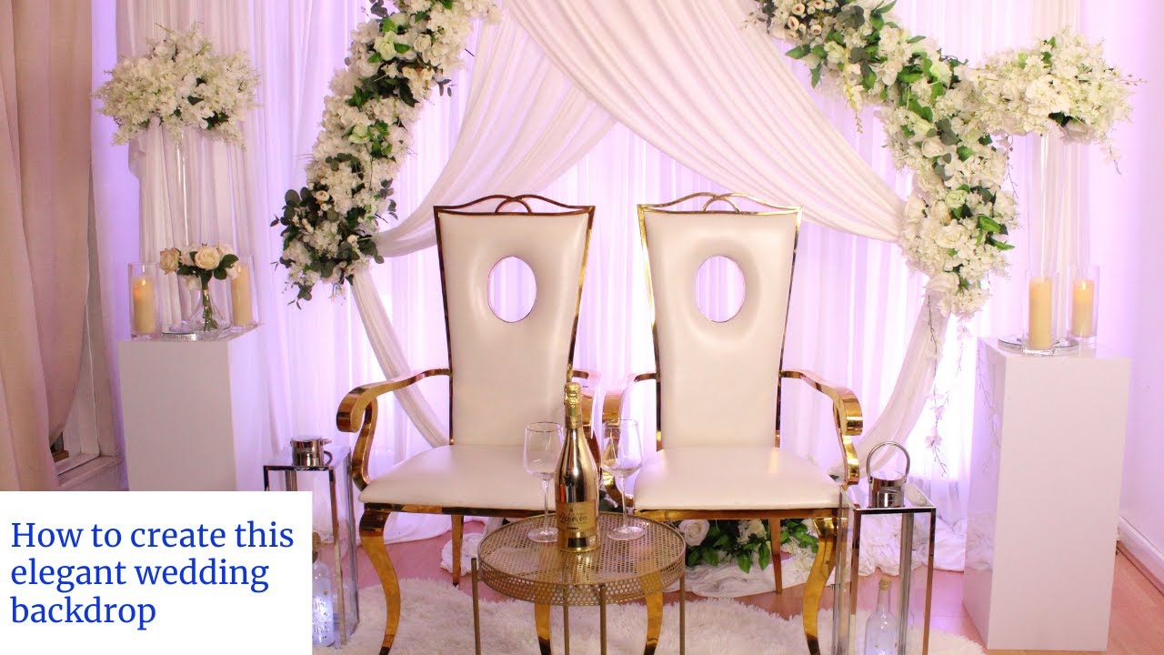 Prestige Event & Decor | How to create elegant wedding backdrop 2021 ...