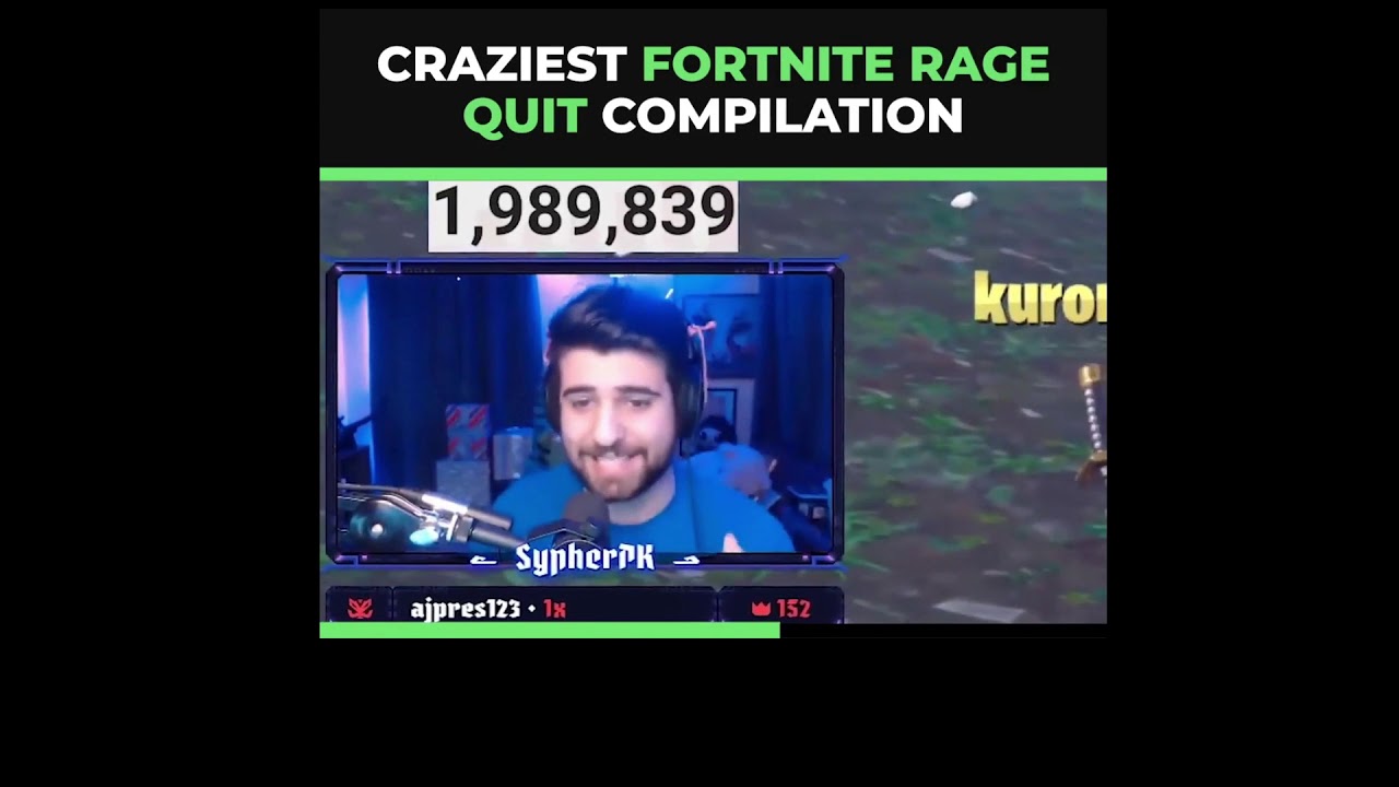 Fortnite Rage Quit Compilation #1 - YouTube