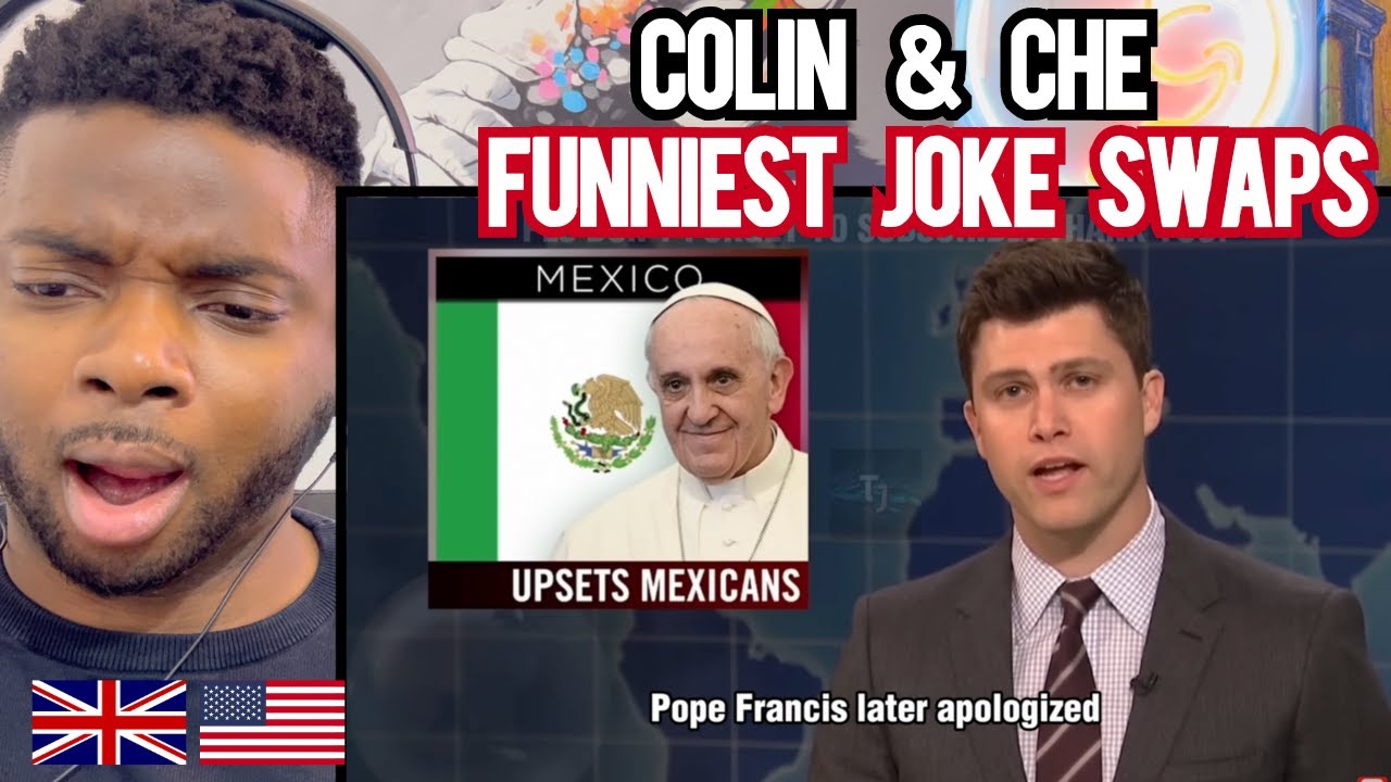 Brit Reacts To COLIN & CHE - DARKEST JOKE SWAPS PART 2! - YouTube