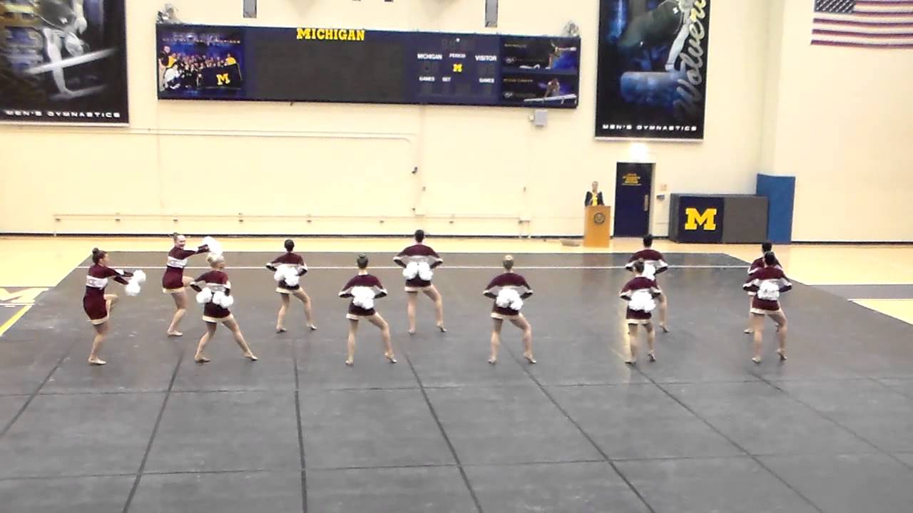 Dexter Varsity Dance Team, Small Group Pom - YouTube
