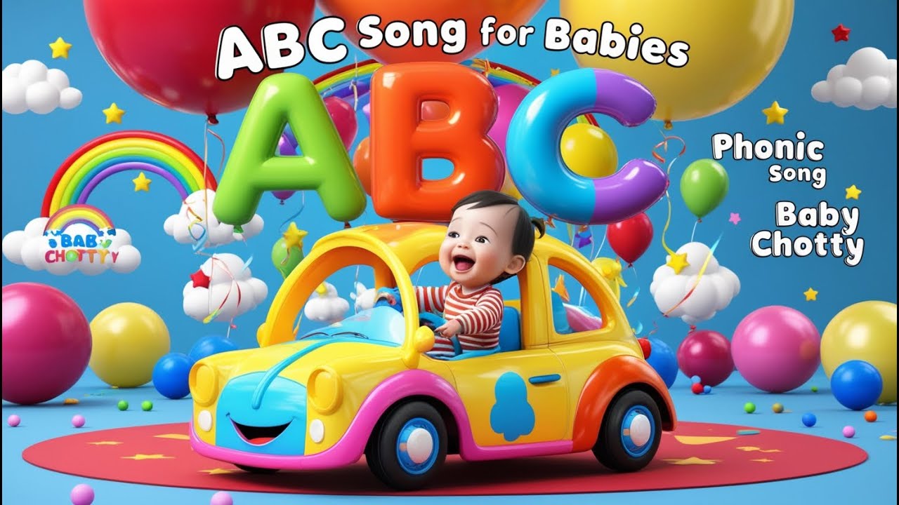 ABC Alphabet Phonics Song: Nursery Rhymes for Kids Learning, Fun ABC ...