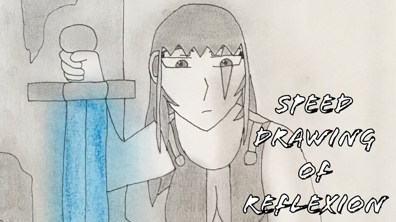 Speed drawing of Reflexion - YouTube