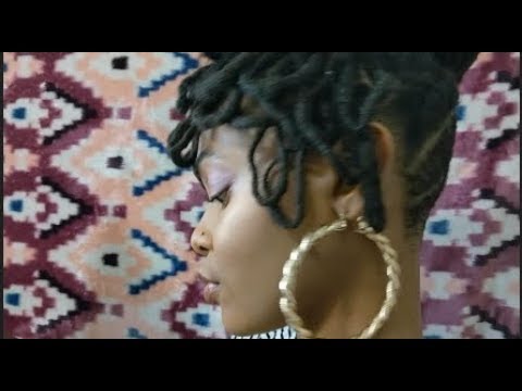 Loc Hairstyle| CUTE & QUICK Loc Petal Bang with High Bun! (Undercut ...