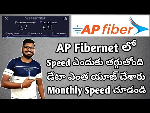 Ap Fibernet Monthly Data and Usage | Speed Test ??? - YouTube