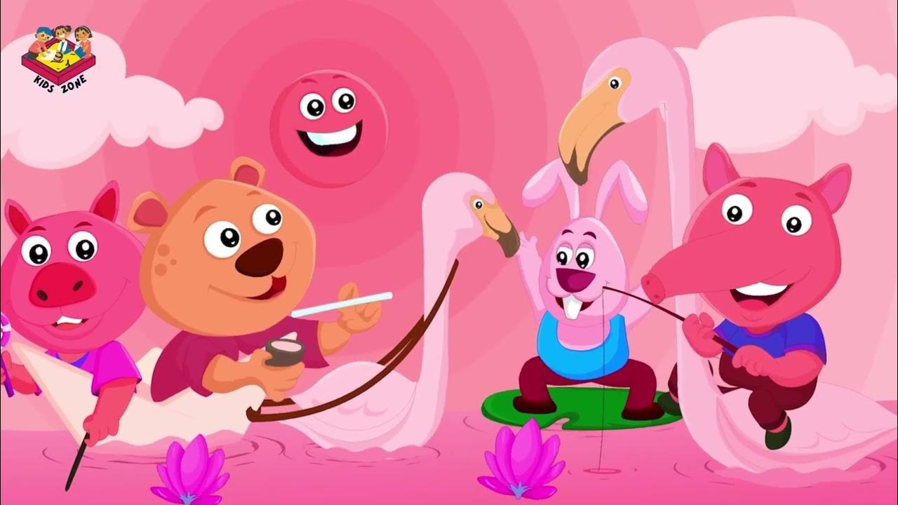 Learn the color | Pink color song | preschool learning - YouTube