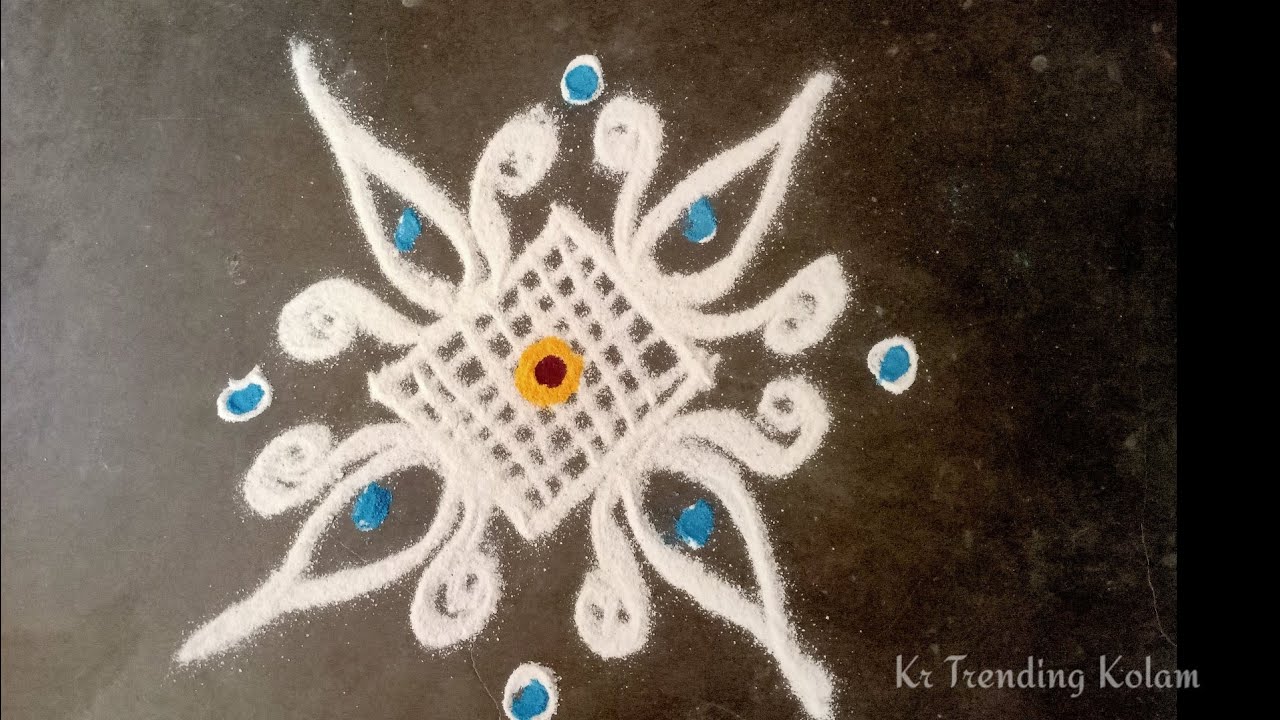 Friday Special Kolam - 12 || Kutty Rangoli || Rangoli Design || Kutty ...