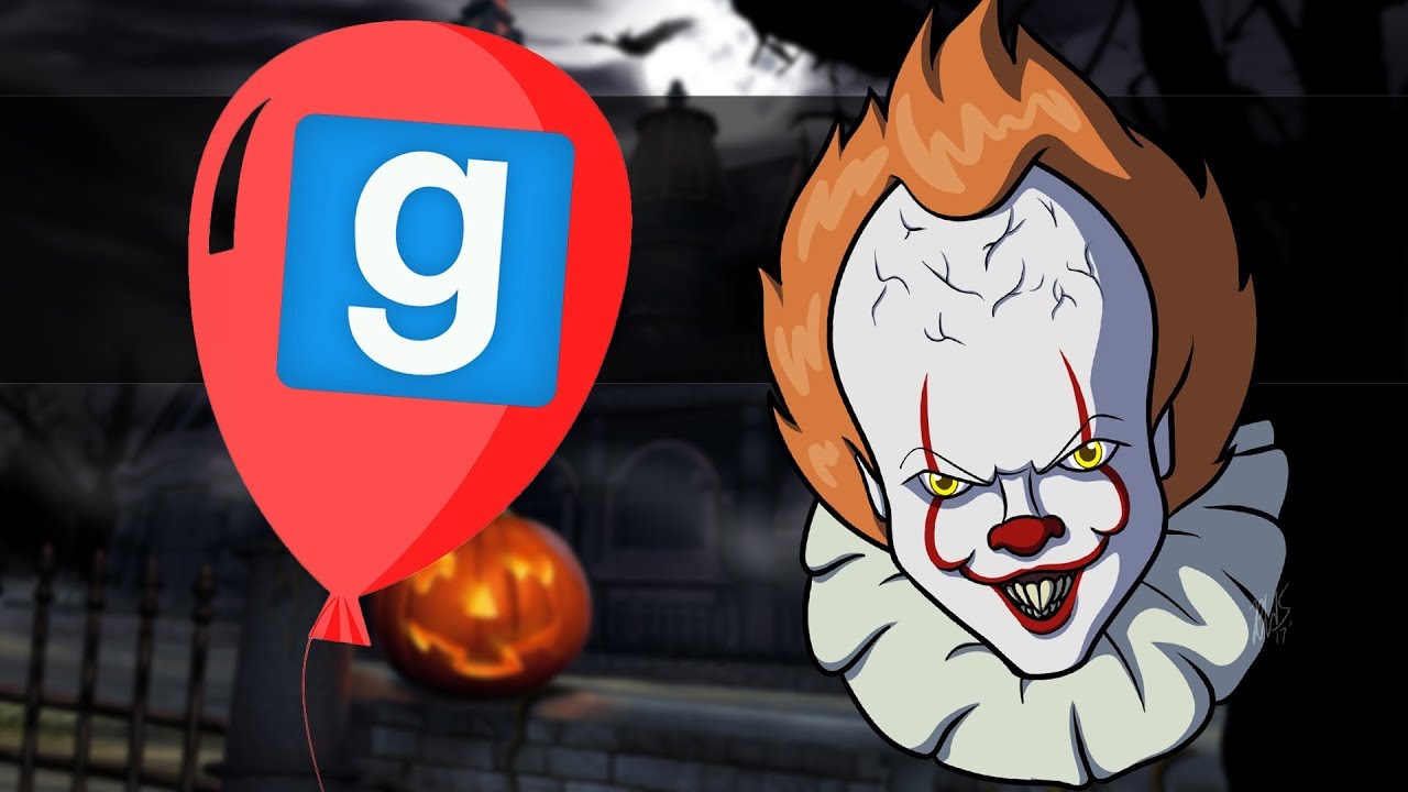 Gmod Hide and Seek - IT Version, "Pettywise", Sneaking In Trees (Garry ...