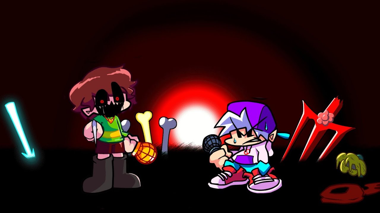 Fnf VS Chara(undertale) Remake Mod - YouTube