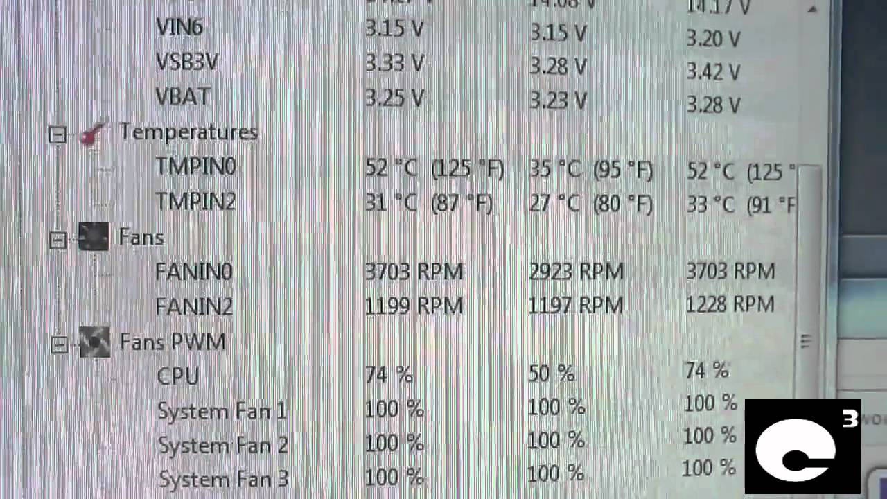 Smart Fan configured on 5000RPM PWM CPU Fan - YouTube