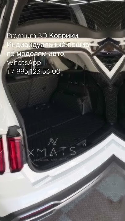 3D коврики на KIA Sorento MQ4 #3dковрики #3дковрики #3dковрикиизэкокожи #коврики #kia #sorento ...