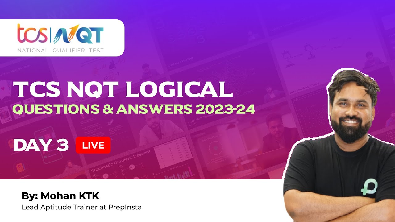 TCS NQT Logical Questions and Answers | 2023-2024 - YouTube