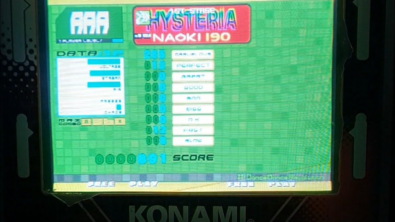 DDR Extreme Pro [ Hysteria Naoki 190 ] AAA - YouTube