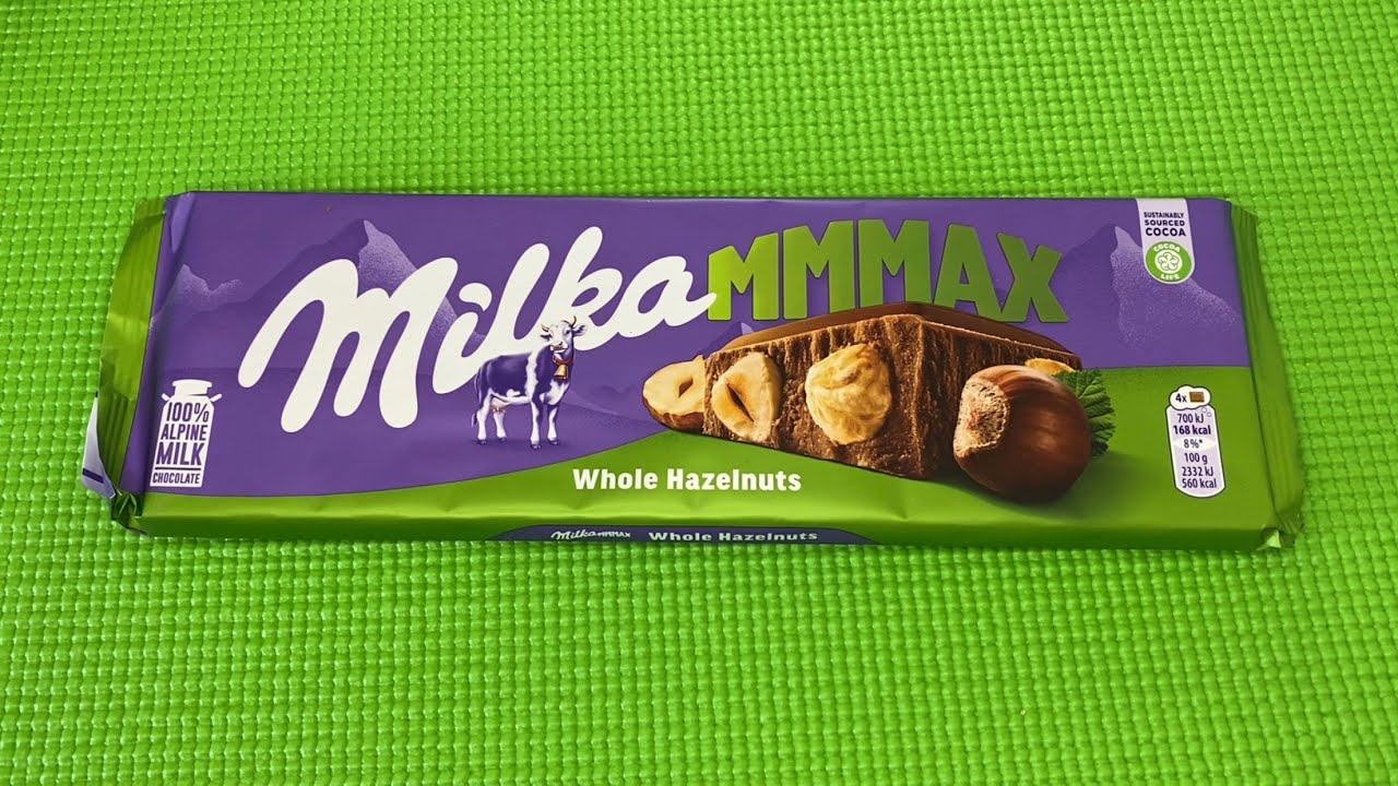Chocolate Milka MMMAX Whole Hazelnuts Unboxing / Chocolate / Satisfying ...