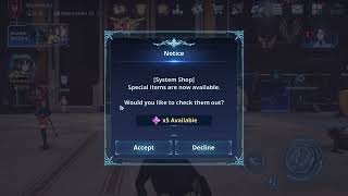 System Shop (Special item are now available [5 crystal]) - Solo ...