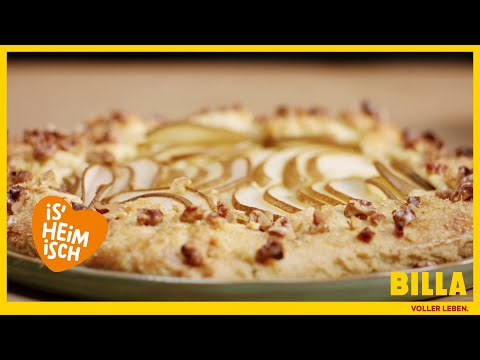 Karamellisierte Birnen-Galette mit Topfenfülle 🍐