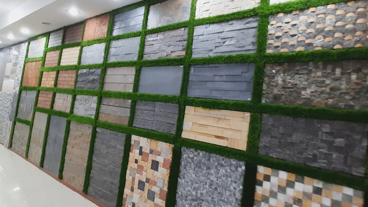 Front Elevation Tiles Latest Designs | Modern Exterior Wall Cladding ...