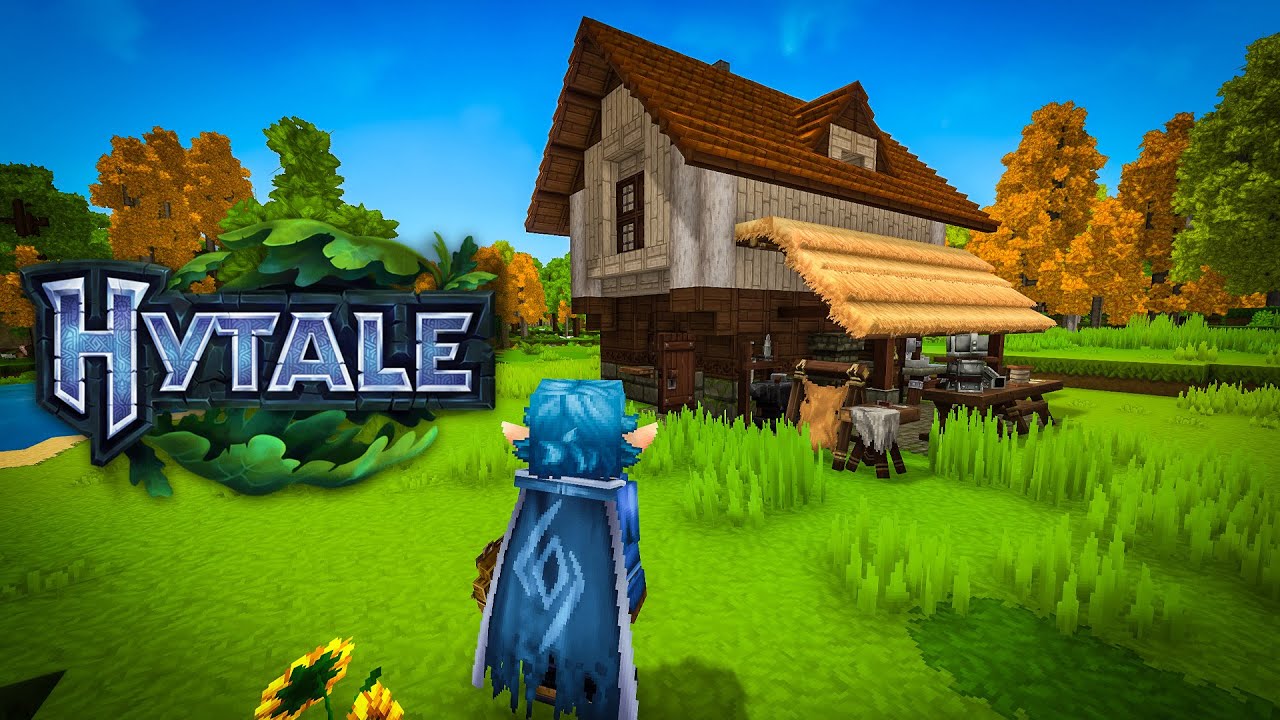 How to Build a COZY Starter House in Hytale | Step-by-Step Build ...