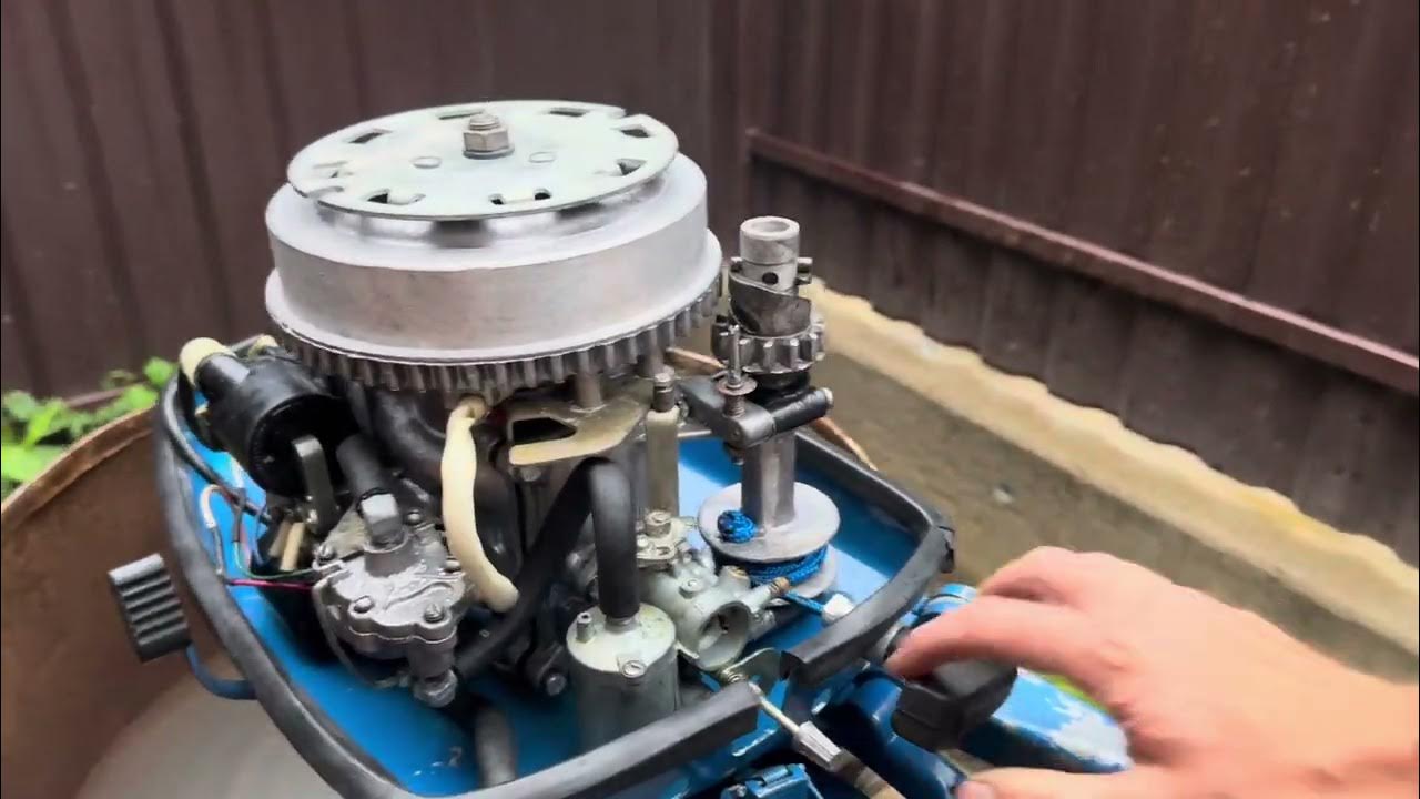Ветерок 8М лодочный мотор - YouTube