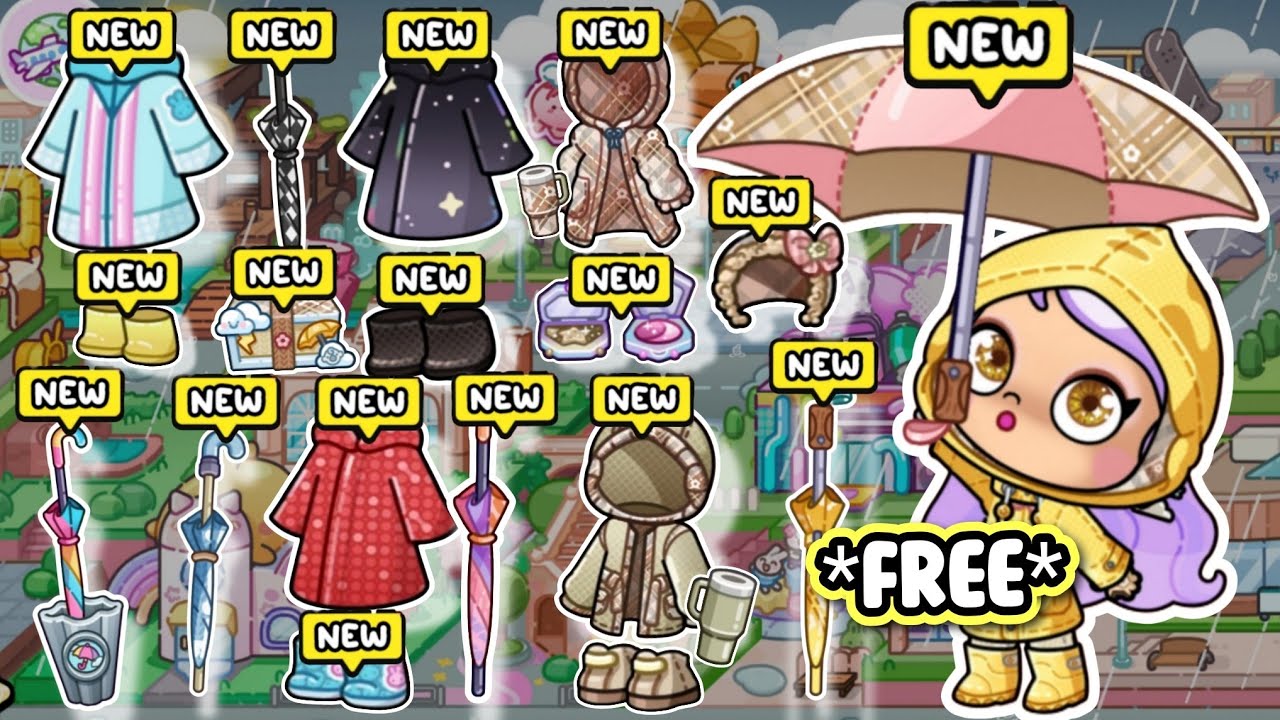 HOW TO GET ALL UMBRELLAS, RAINCOATS & RAINBOOTS + HOW TO USE THE ...