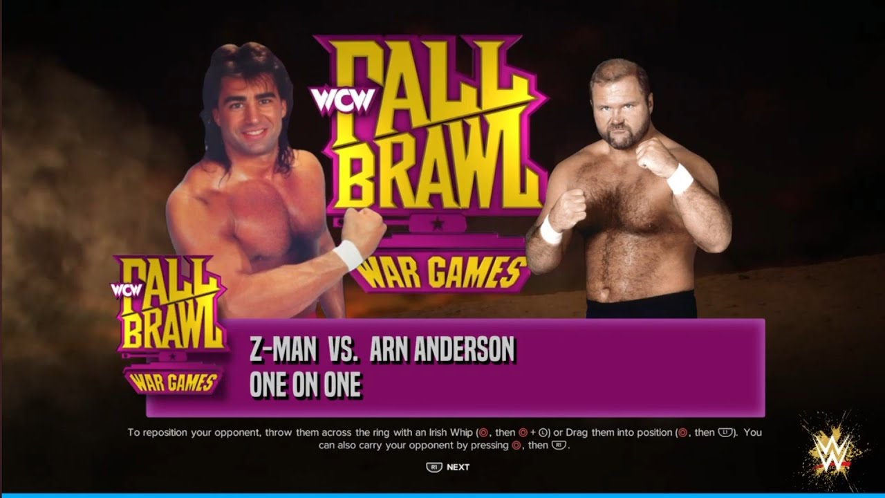 Z Man vs Arn Anderson. WCW. WWE 2K24 - YouTube