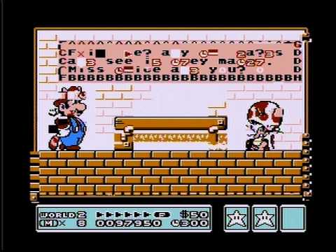 Super Mario 3 Corrupted - Real NES - YouTube