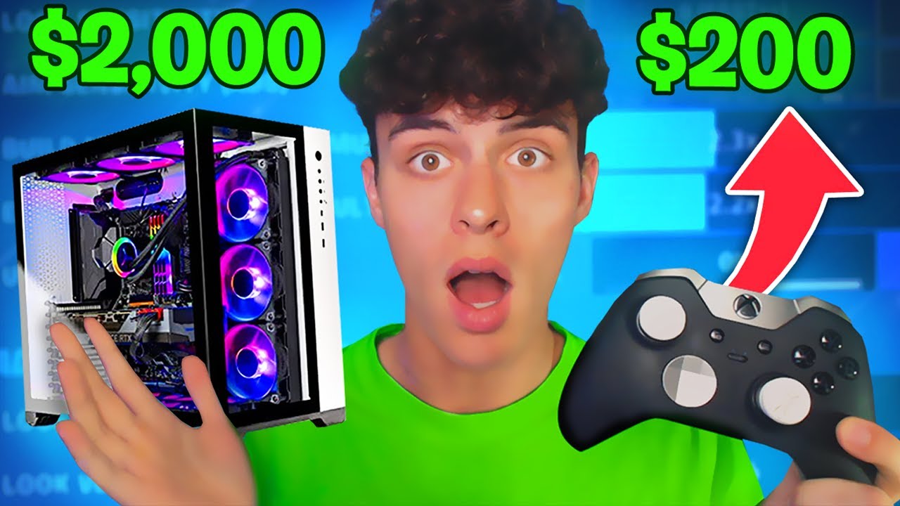 CHEAP vs EXPENSIVE Setup in Fortnite.. (WORTH IT?) - YouTube