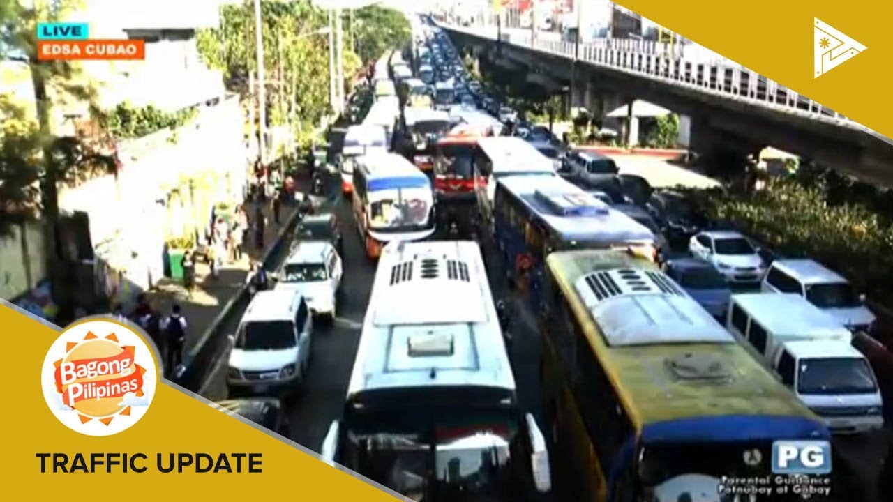 TRAFFIC UPDATE: EDSA Cubao - YouTube