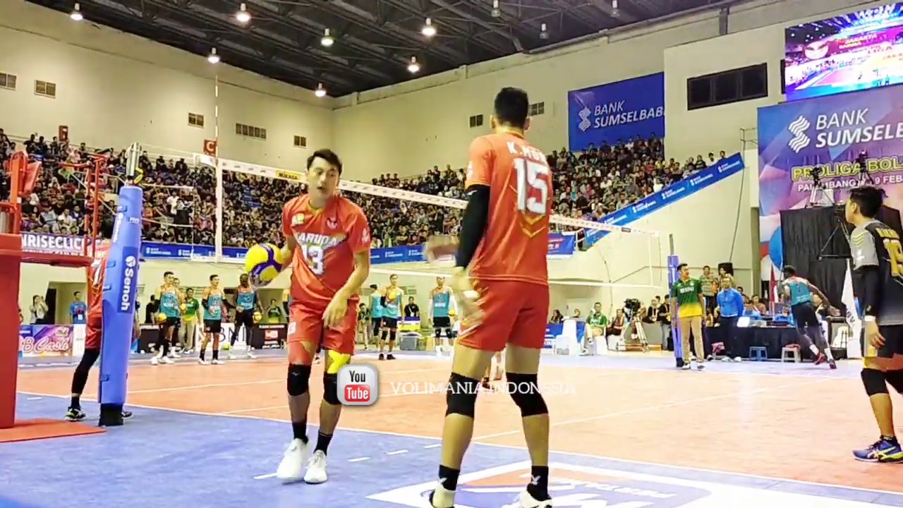PROLIGA 2020 seri Palembang Warmingup SPIKE Jakarta Garuda vs Jakarta ...
